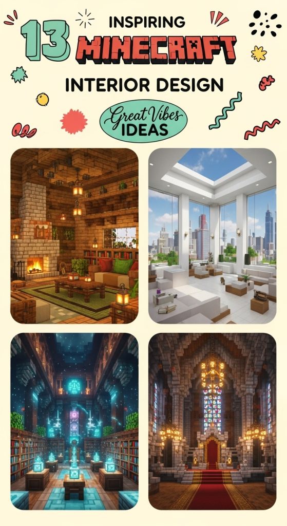 13 Inspiring Minecraft Interior Design Ideas