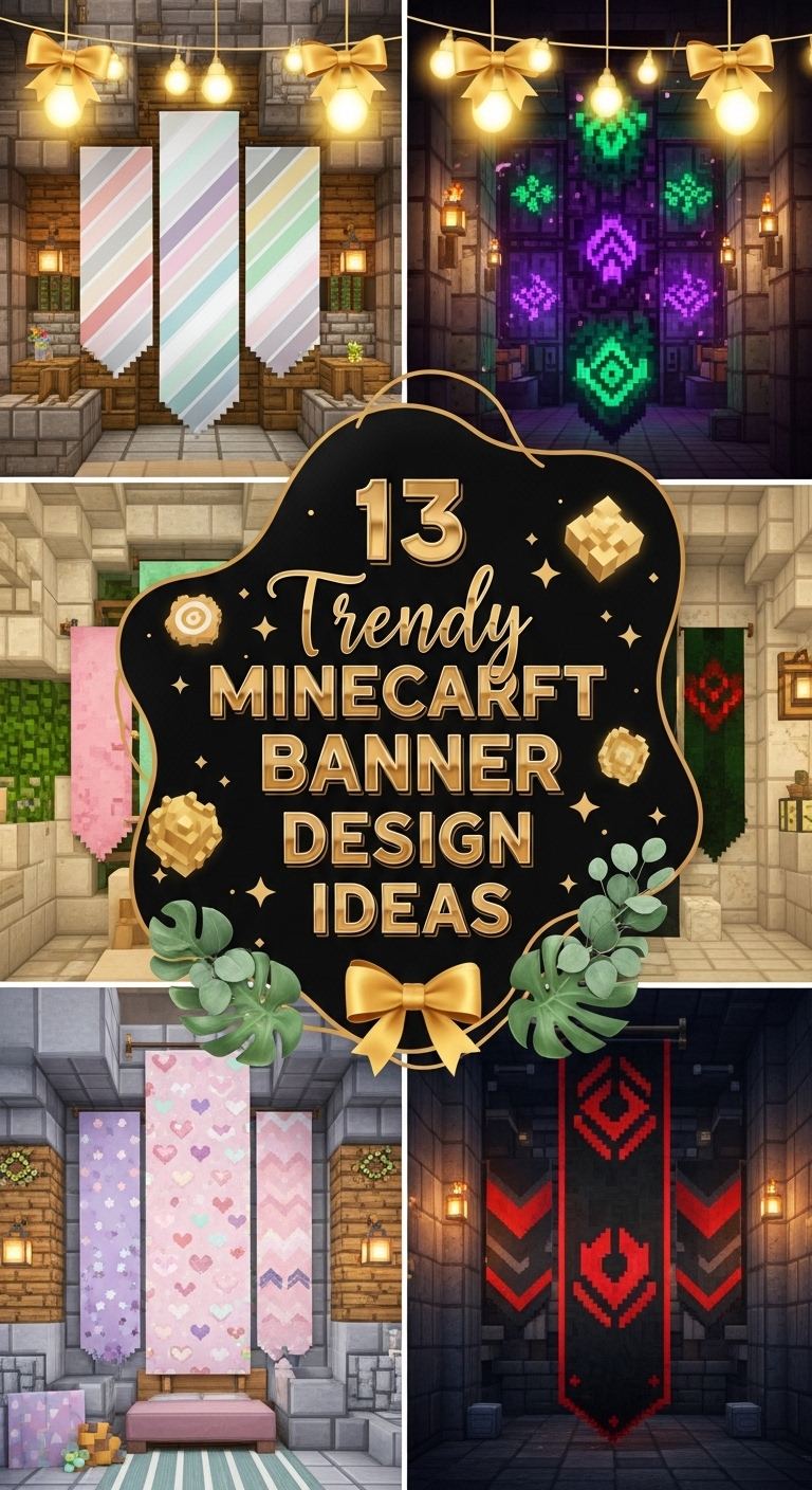 13 Trendy Minecraft Banner Design Ideas