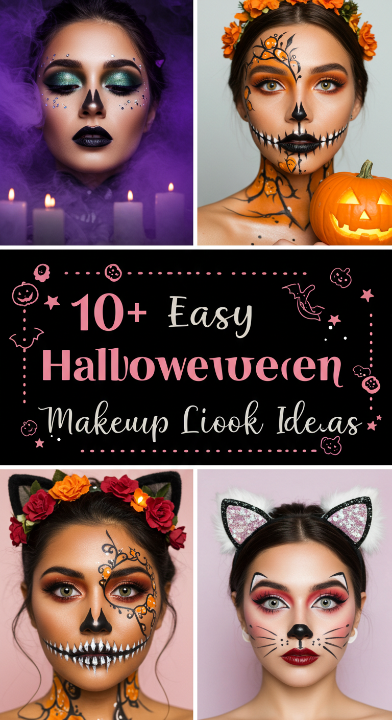 14 Easy Halloween Makeup Look Ideas