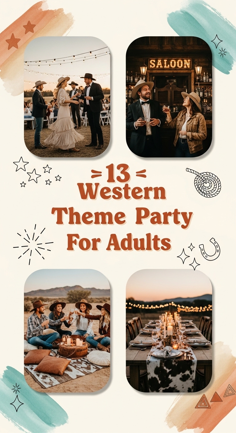13 Classy Western Theme Party For Adults