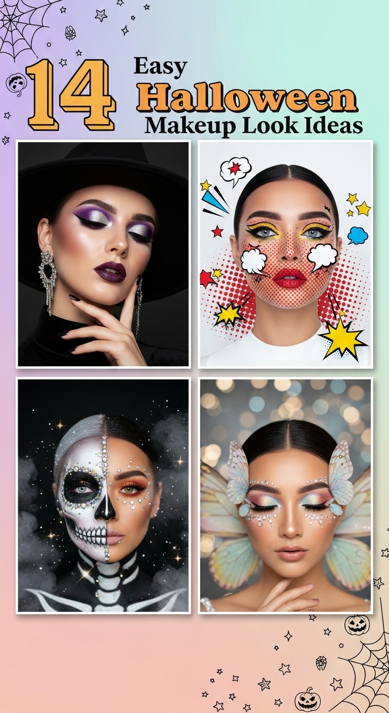14 Easy Halloween Makeup Look Ideas