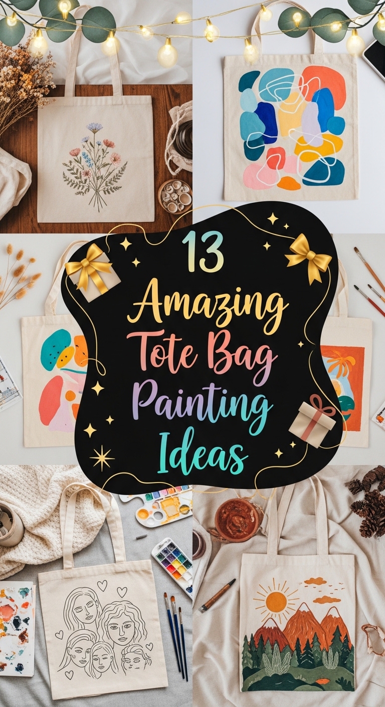 13 Amazing Tote Bag Painting Ideas