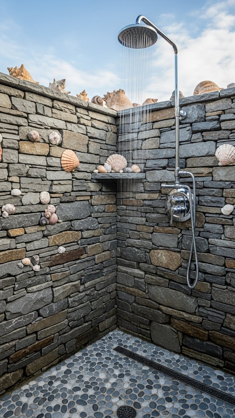 14 Beach House Outdoor Shower Ideas