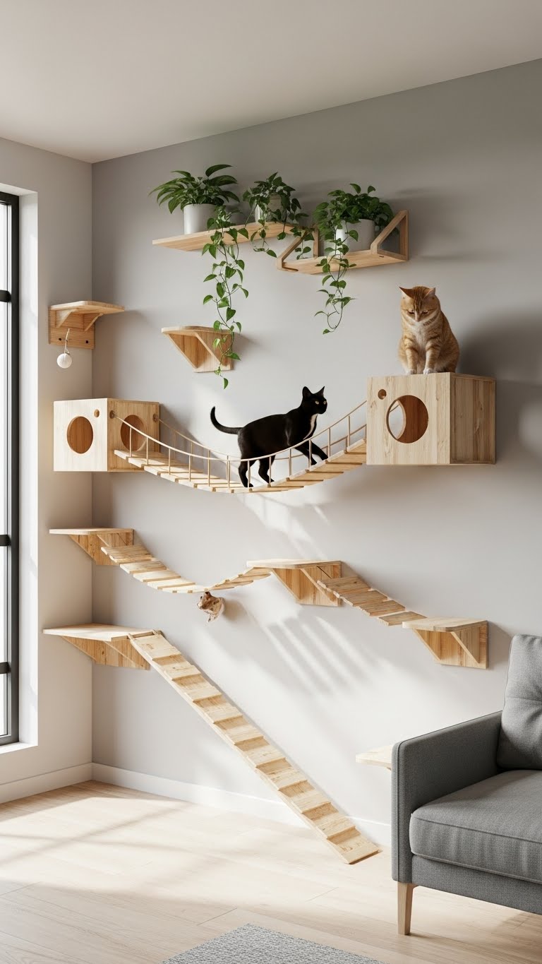 12 Amazing DIY Cat-Friendly Home Ideas