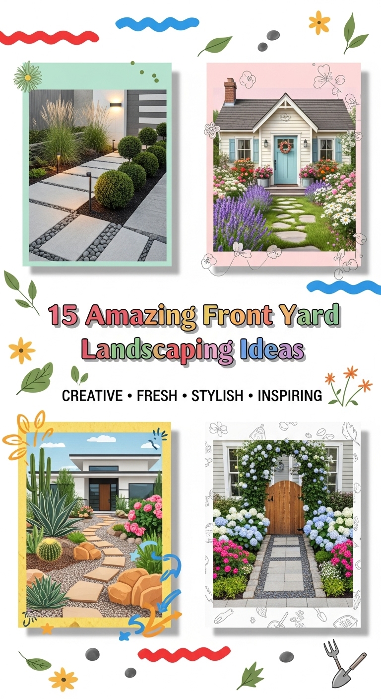 15 Amazing Front Yard Landscaping Ideas