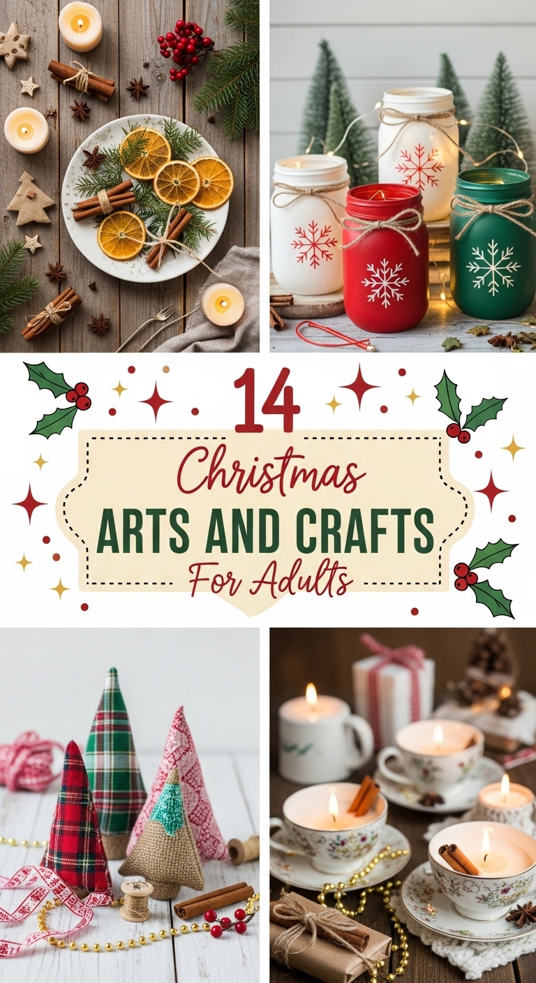 14 Christmas Arts And Crafts For Adults