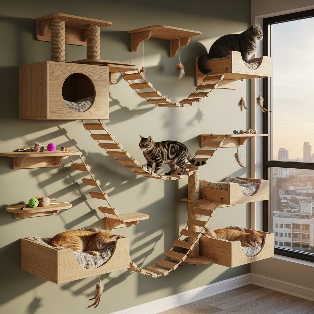 14 Amazing Indoor Cat Playground Ideas