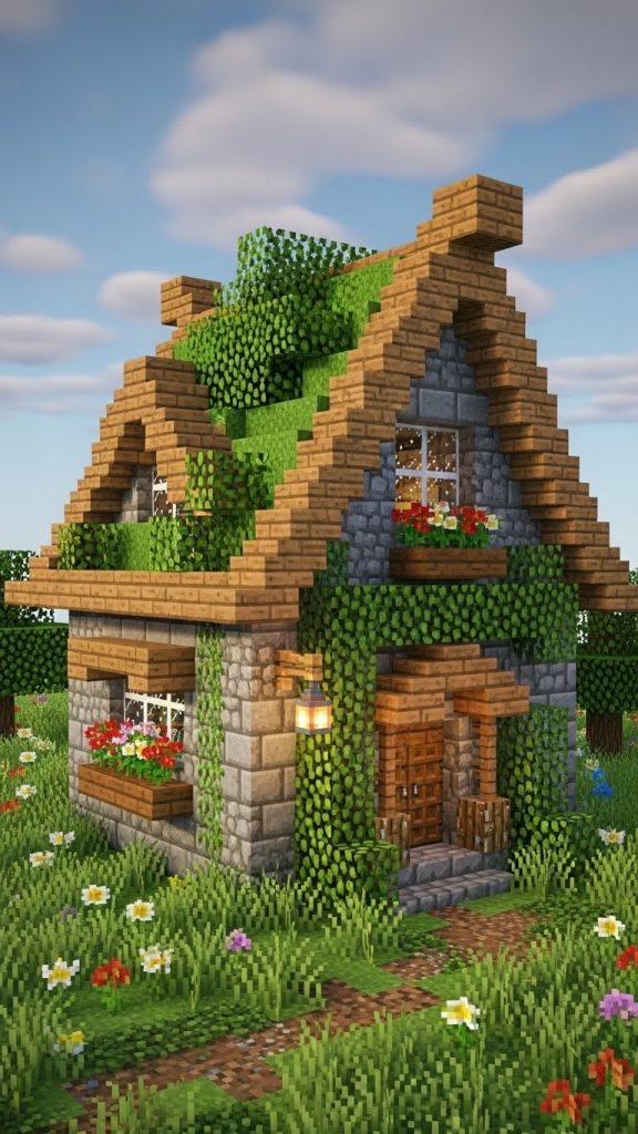 13 Cottage Core Minecraft House Ideas