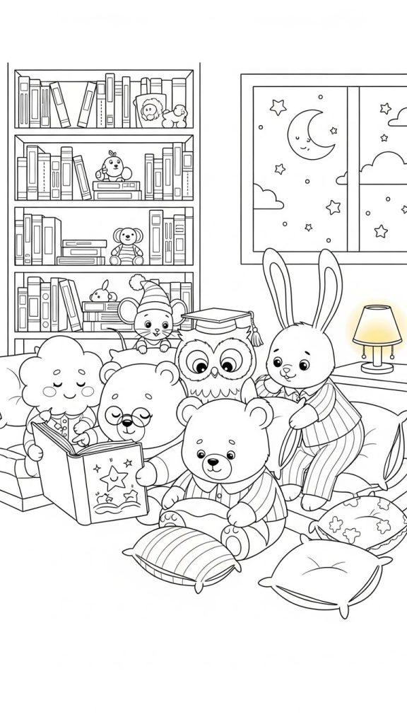 14 Cozy Cuties Coloring Book Ideas