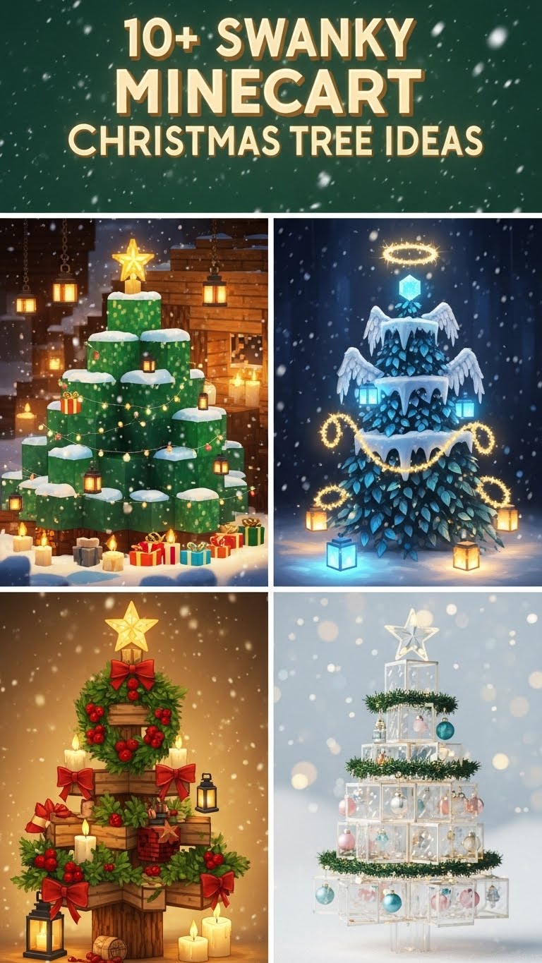 15 Swanky Minecraft Christmas Tree Ideas