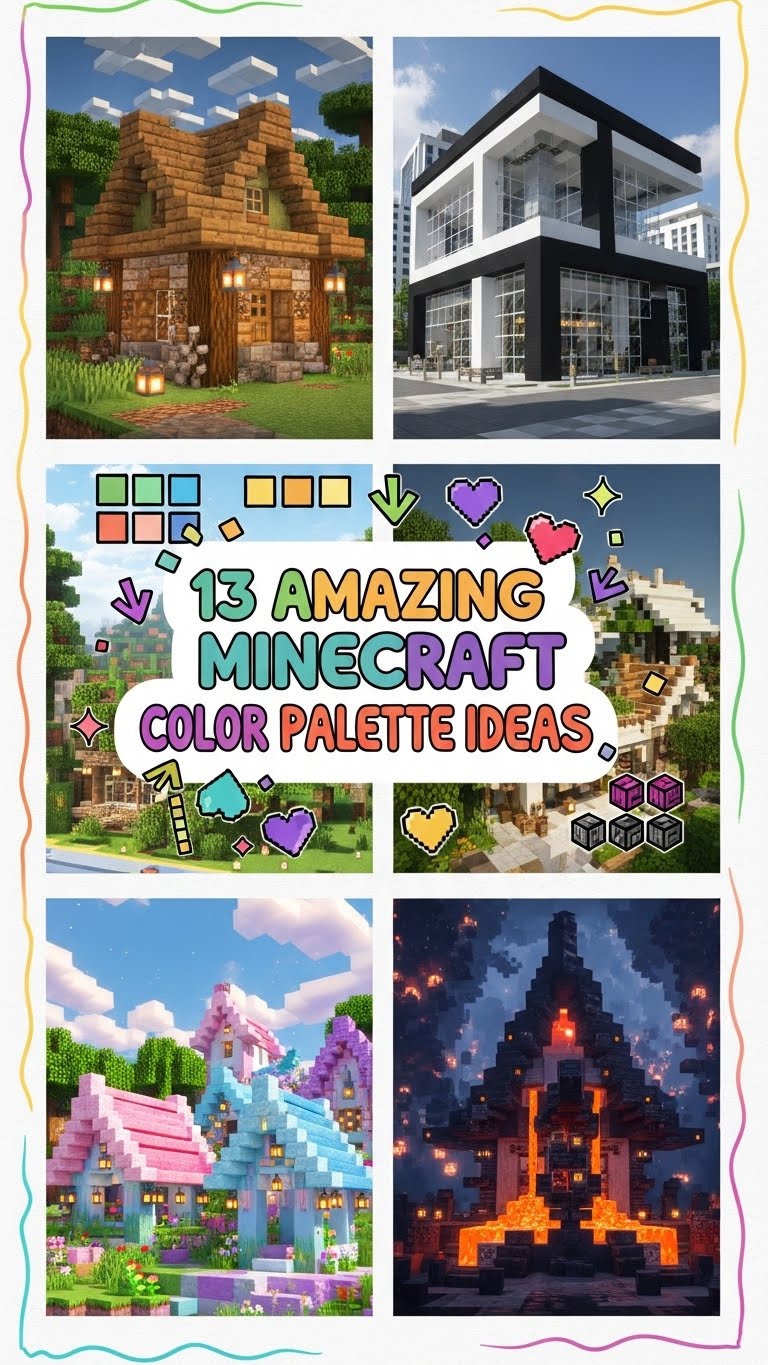 13 Amazing Minecraft Color Palette Ideas