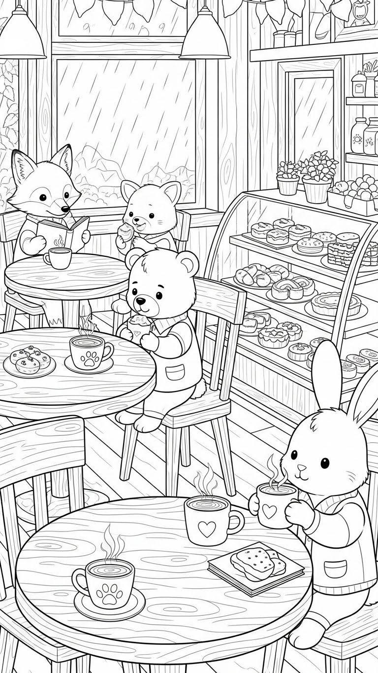 14 Cozy Cuties Coloring Book Ideas