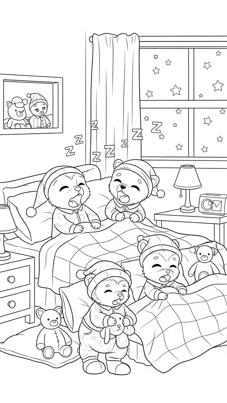 14 Cozy Cuties Coloring Book Ideas