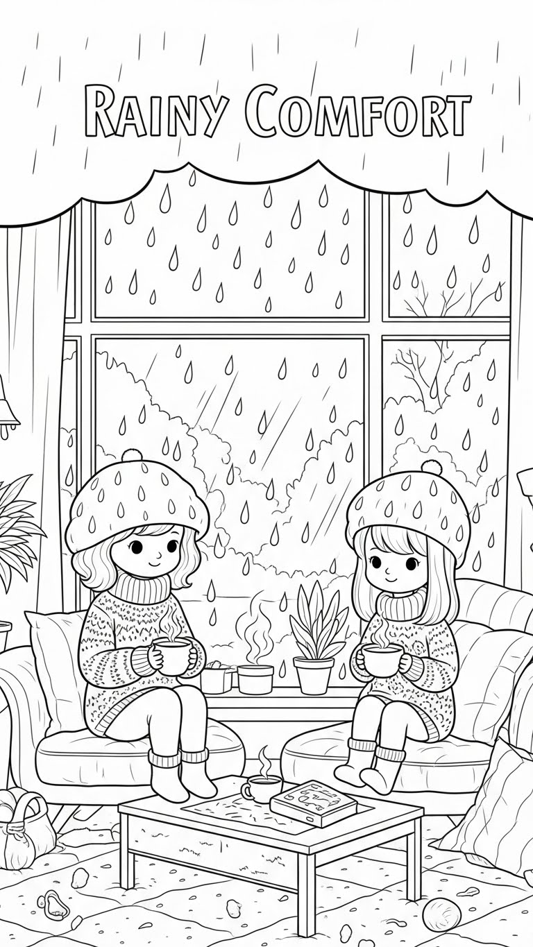 14 Cozy Cuties Coloring Book Ideas