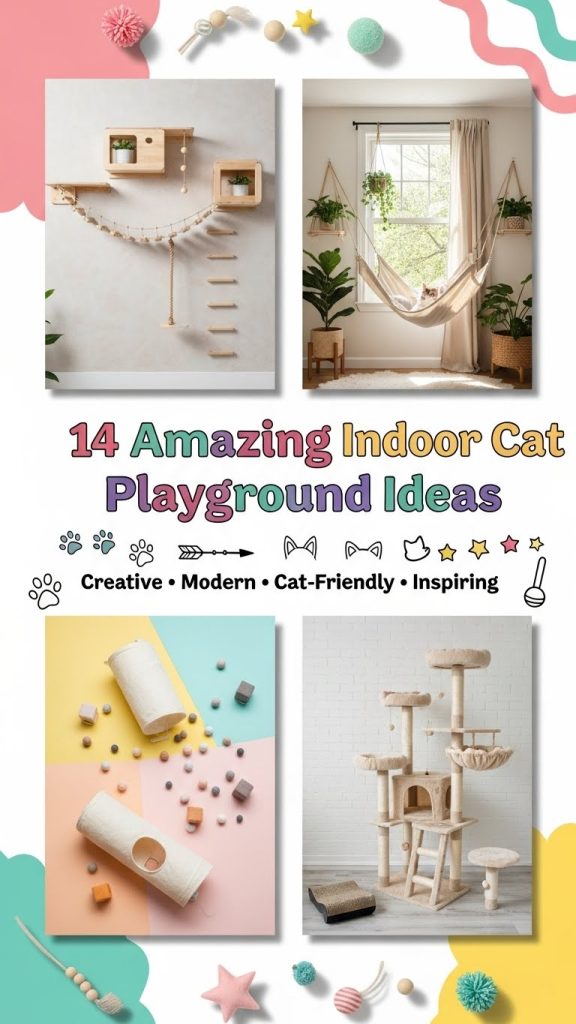14 Amazing Indoor Cat Playground Ideas