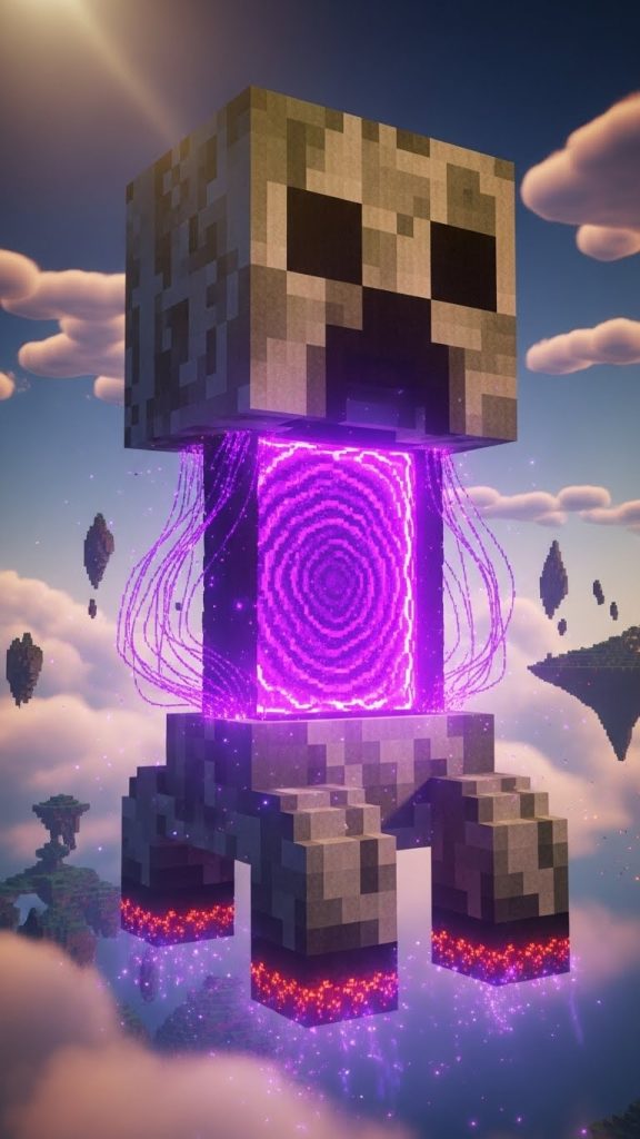 11 Minecraft Creeper Head Nether Portal Ideas