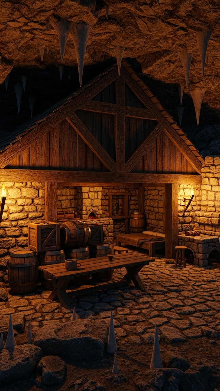 13 Dripstone Starter House Base in Minecraft