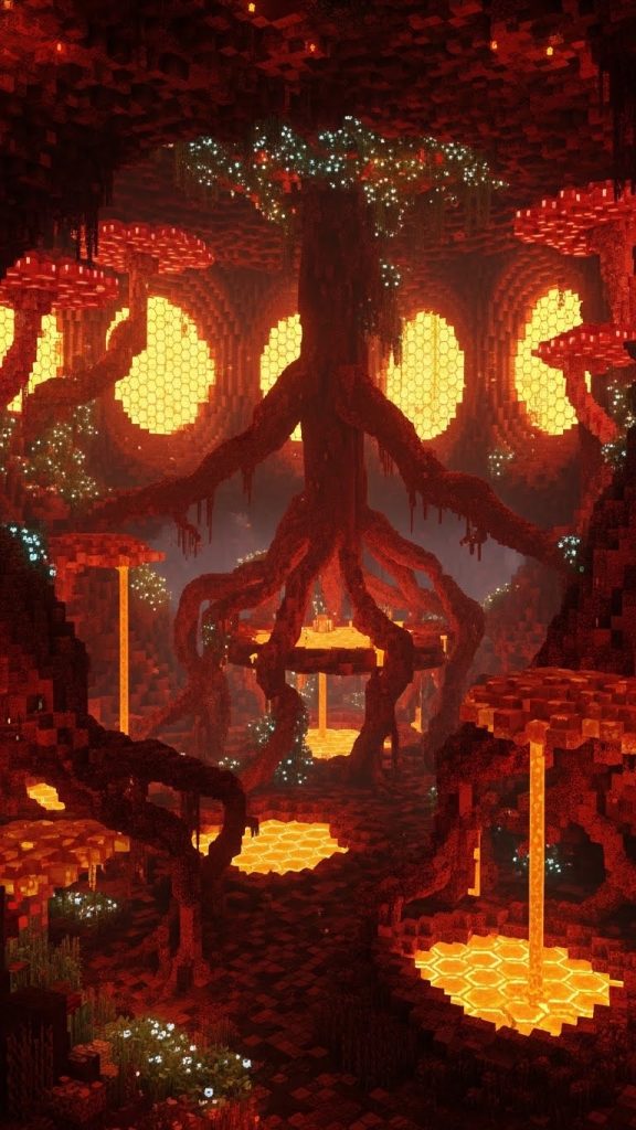 14 Minecraft Beehive Nether Builds for Survival