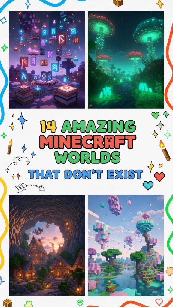 14 Amazing Minecraft Worlds That Don’t Exist