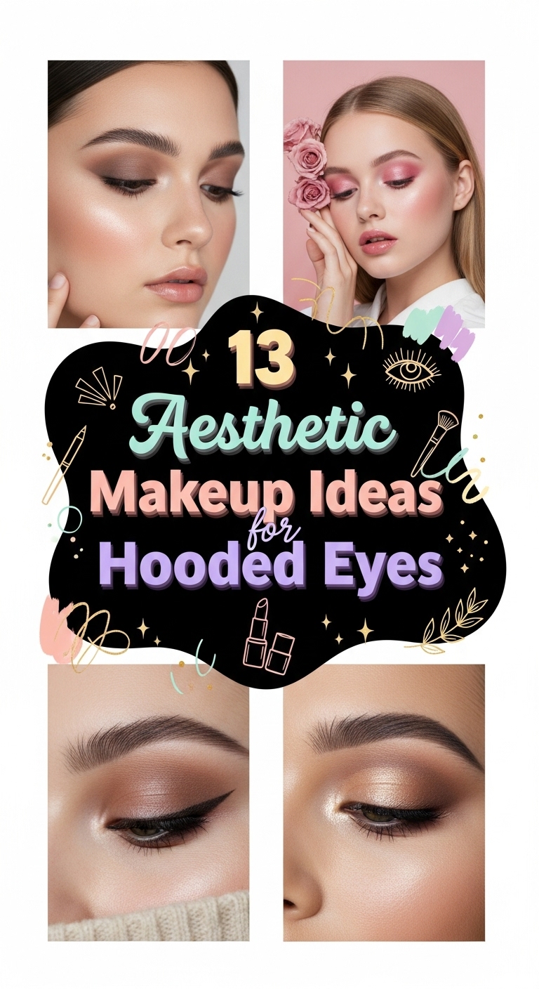13 Aesthetic Makeup Ideas for Hooded Eyes