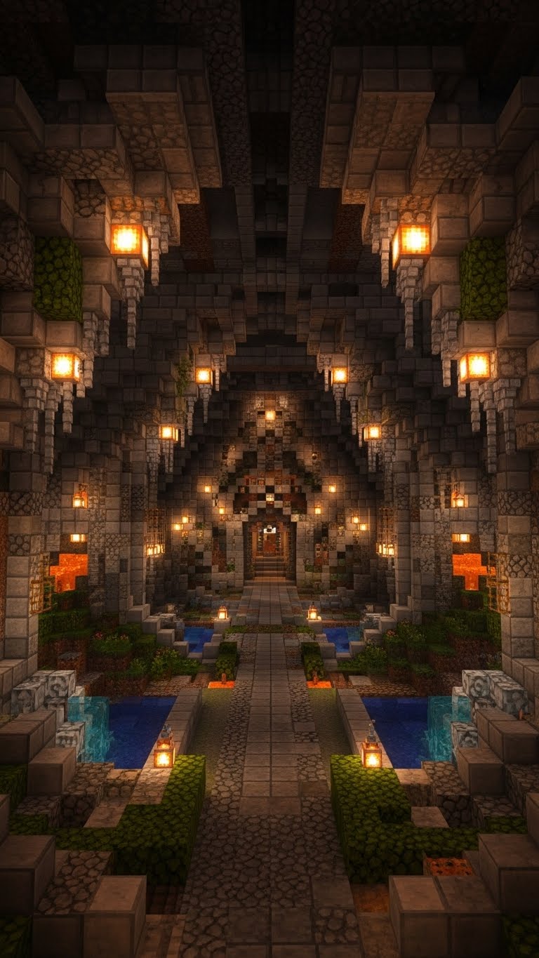 13 Dripstone Starter House Base in Minecraft