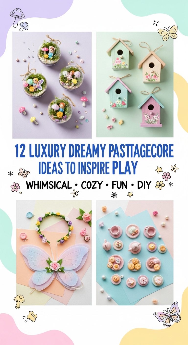 12 Luxury Dreamy Pastel Cottagecore Ideas to Inspire Play