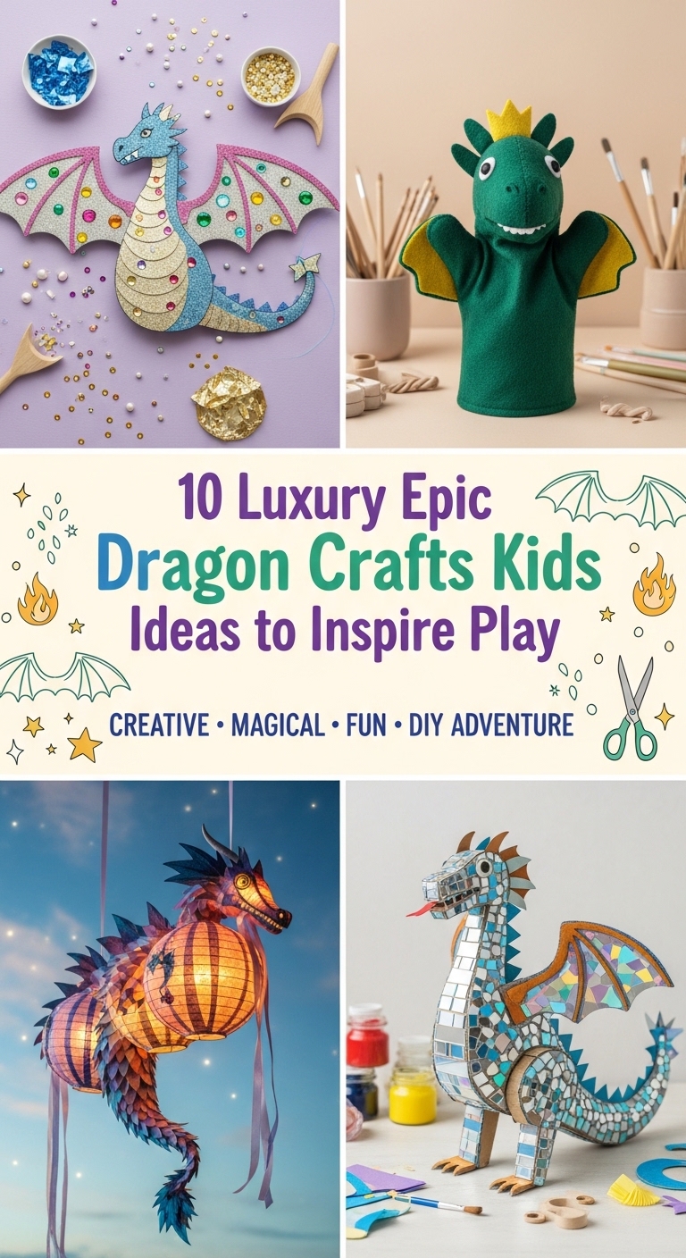 10 Luxury Epic Dragon Crafts for Kids Ideas to Inspire Play