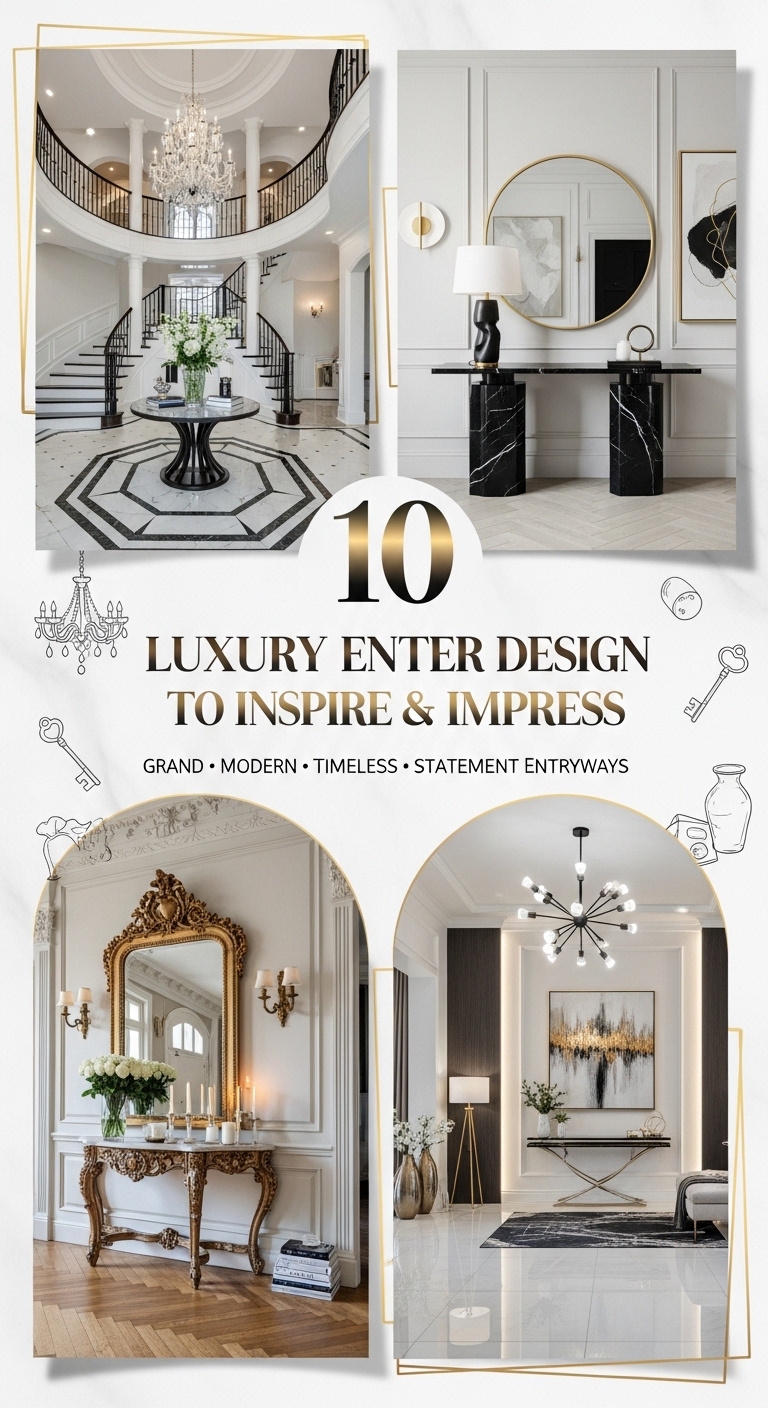 10 Luxury Entry Foyer Design Ideas to Inspire & Impress