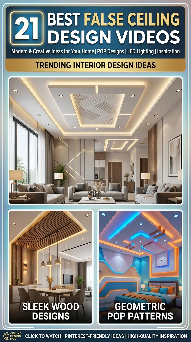 21 False Ceiling Design Videos
