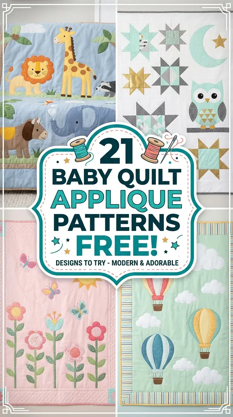 21 Baby Quilt Applique Patterns Free