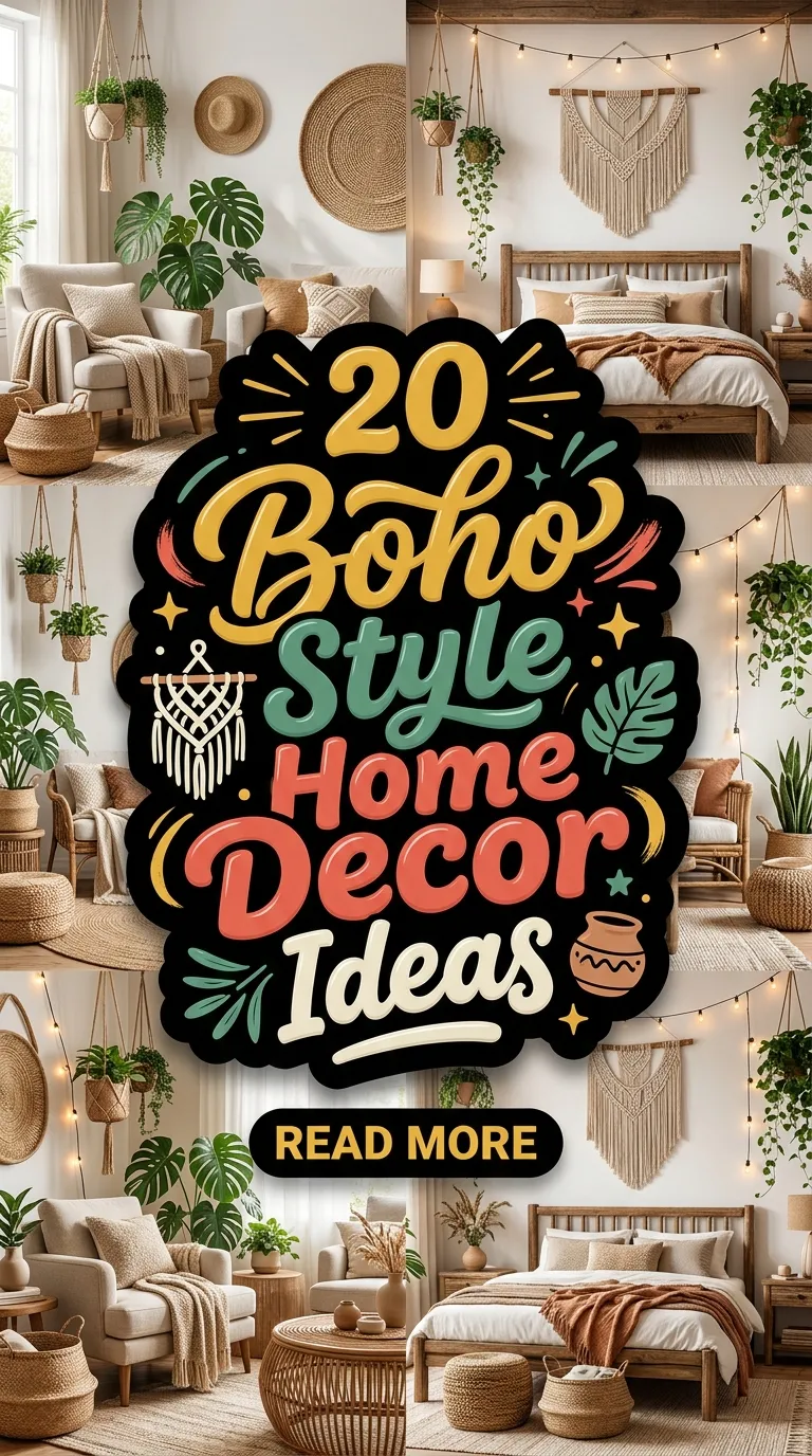 20 Boho Style Home Decor Ideas